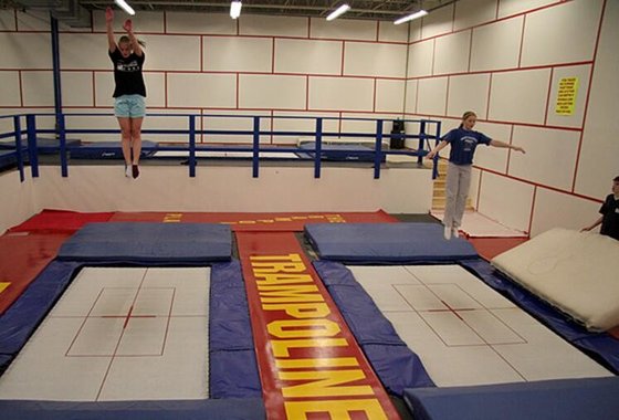 78M2 Professional Gymnastic Trampoline/Chinese Bungee Park/ Fashional Sports Indoor Trampoline Park