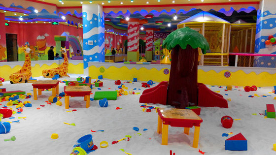Better Middle Size Community Multiple Children Soft Indoor Playground With Slide