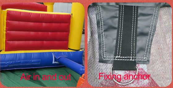 Kids Inflatable Bouncy Castle with Safe Net Commercial Grade Bounce House Jumpy Castle for Park