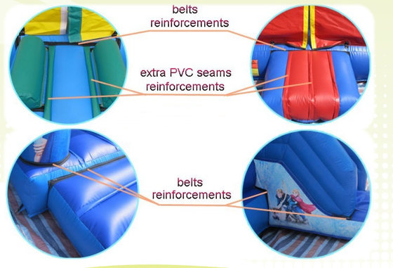 Kids  Enjoyable Indoor Inflatable Bouncy Castle Kids Inflatable Bounce Castle with Safe Net