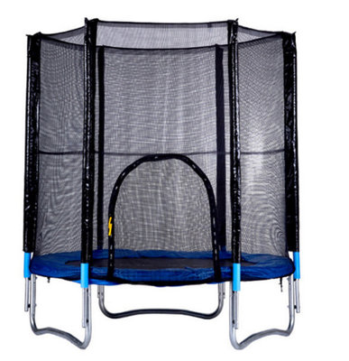 China Design Kids Bed Trampoline with Safety Net /Small Round Adults Jumpking Trampoline