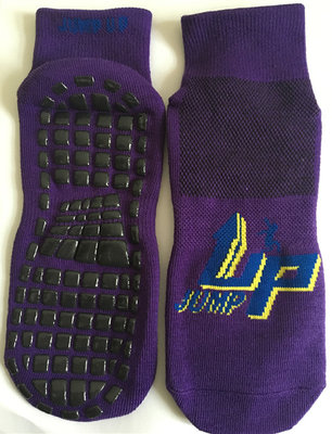 Quick Dry Cotton Trampoline Socks Open Jump Grip Non Slip Trampoline Socks for Adults