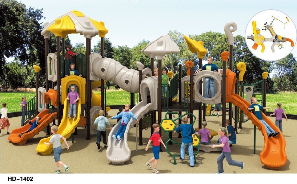 Amusement Park Children Play House Outdoor Equipment Safety and Wonderful Kids  Outdoor Playground