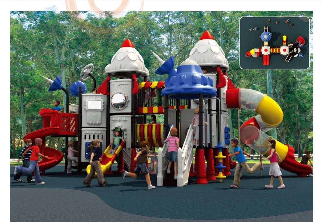 South Korea Import Food Grade Plastic LLDPE Anti-UV Children Playground Equipment
