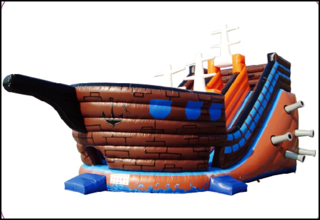 Pirateship Inflatable Slide Bouncy with Pool for Kids Jumping Beautiful and Good Quality Inflatable Bouncy Castle