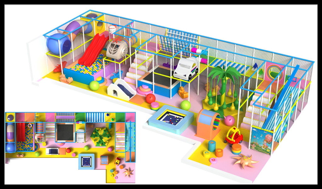 Newly Design Indoor Gym Equipment High Quality Indoor Children Playground for Sale