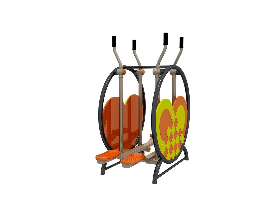 Adult Outdoor Gymnastics Romantic Lovers Walking Machine Outdoor Fitness Equipment  Bars for Sale