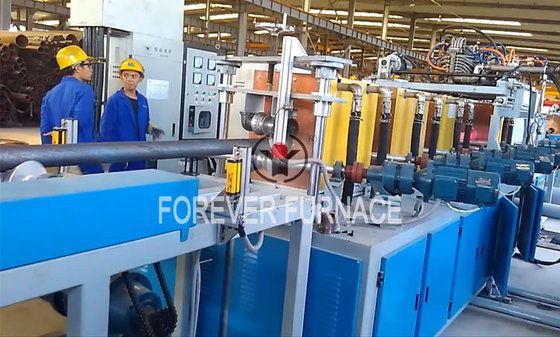 Steel pipe heating,steel pipe induction heating machine making line