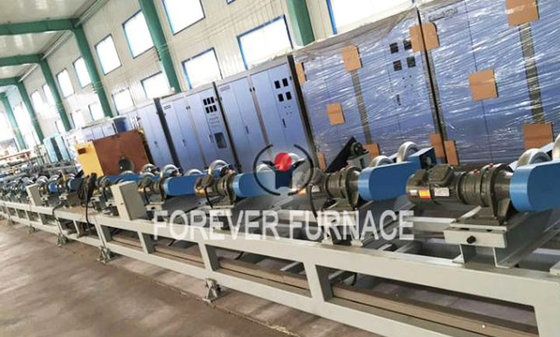 Steel pipe induction annealing heating treatment machine system