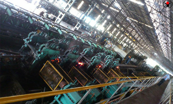Large billet indudction reheating heat treatment process