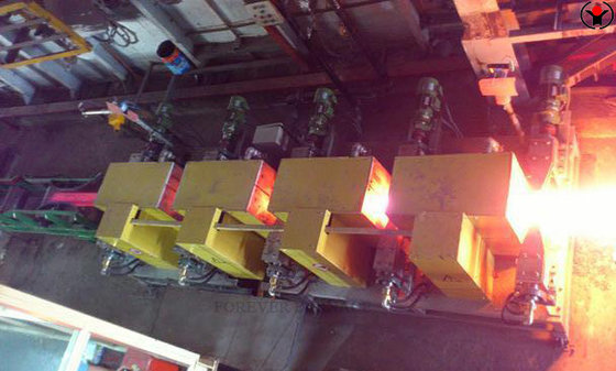 Continuous casting steel billet induction heating machine
