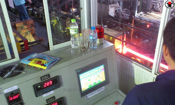 Automatic feeding steel billet induction heating furnace supplier