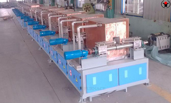 Automatic feeding steel billet induction heating furnace supplier