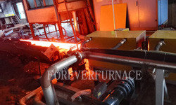 Induction heater for steel billet heating fruance system