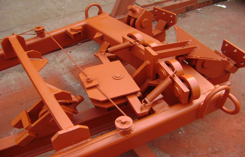 Beteiligungskreuzungsbergwerk Einschienenbahnschalter mit dem Handbuch, pneumotronic für obenliegende Gleisanlage