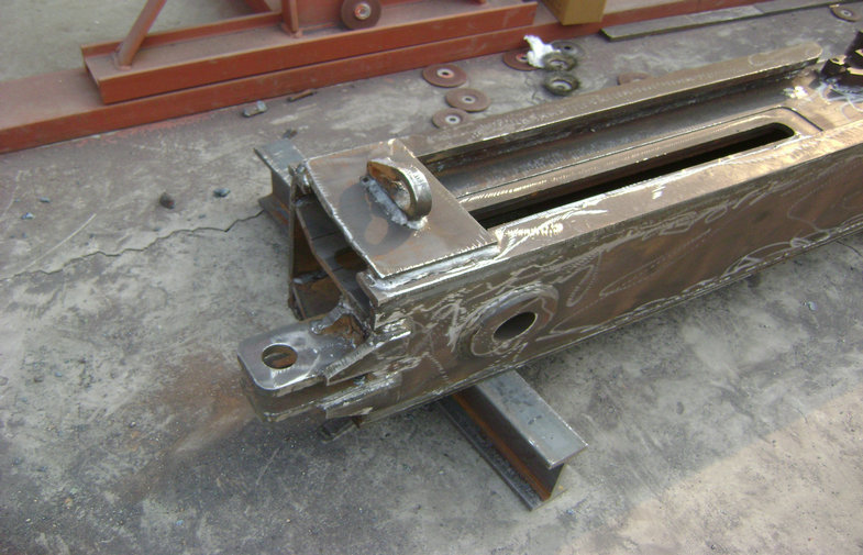 Bergbau verschobene sich fortbewegende hydraulische Traversen 3DUO für Gestell-Bahnnetz