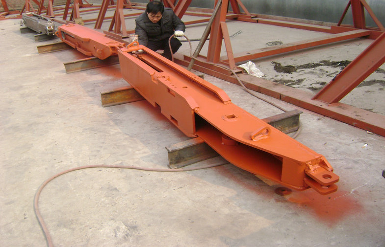die industrielle 8 Tonne 4DUO hydraulischen Antrieb gewinnend ziehen Einschienenbahn-Strahl Carne hoch und transportieren die Fracht