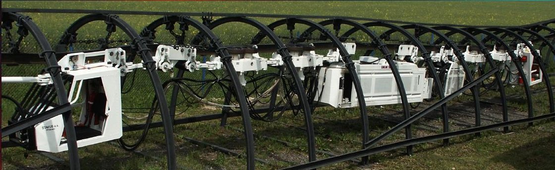 Industrieller Bergbau verschob sich fortbewegendes Unterpflasterstraßenbahn-System mit vertikale Kraft ≥ 50kN