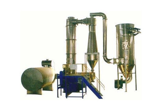 Energy saving shaped cake / cream paste Flash Dryers with 1200mm barrel diameter