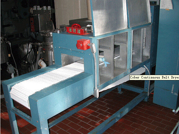 Low energy consumption Mesh Belt Drier Of 12 - 60 mesh stainless steel screen
