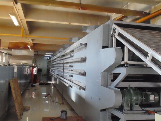 Économie d'énergie continue de machine de dessiccateur de couleur verte avec la ceinture à une seule couche