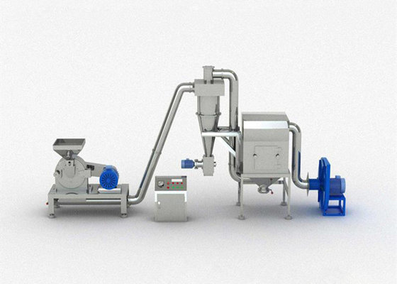 Silberne Farbekräuterpulverizer-Maschine, 7,5 Kilowatt-Gewürz-Schleifmaschine