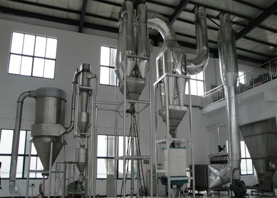 Dessiccateur argenté de grande capacité de sciure de flux d'air de couleur dans l'équipement de séchage rapide
