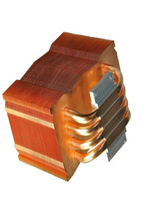 LED Stage Light Copper Pipe Heat Sink Alloy Anodized Surface Treatment