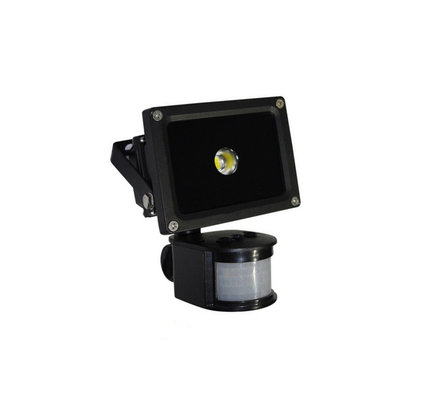 Outdoor 10 Watt PIR Led Flood Lights Warm White 2700k - 3200k Garden Lamp