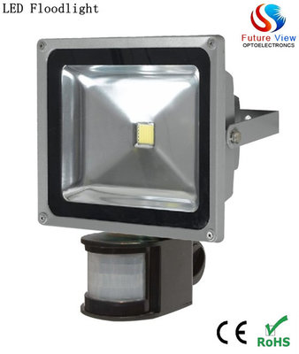 Industrial Sensor Waterproof LED Flood Light 20W AC85-265V With 2000lm - 2200lm