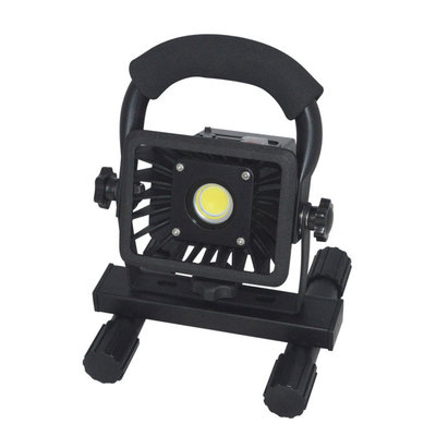 AC100 - 240V Energy Saving Lamp , Black Shell Rechargeable Outdoor Led Flood Light