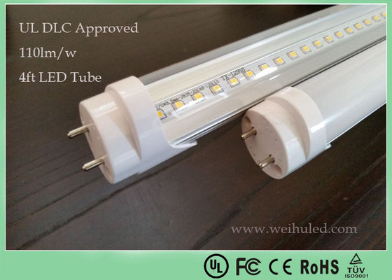 58W Dimmable T8 LED Tube  SMD5630 Milky Cover UL DLC Approved