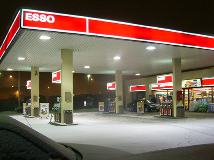 Warm White LED Gas Station Canopy Lights