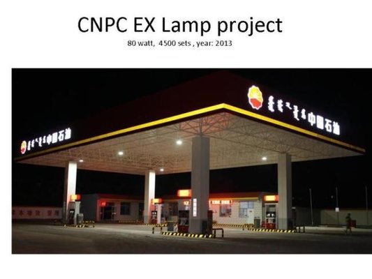LED Gas Station Canopy Lights Waterproof Special Liquid heat sink 50%