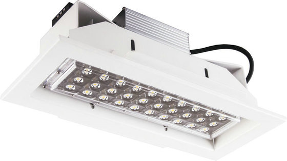 3600lm 30w High Power Recessed LED Gas Station Canopy Lights For Tunnel Ra75
