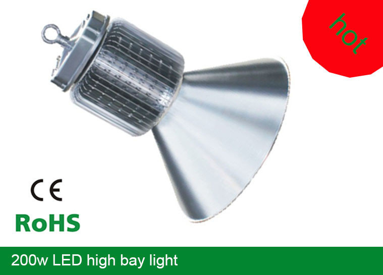110lm/w 200W COB Industry LED High Bay Lighting Fixtures Replace 500W Halide Lamp 5 Years Warranty