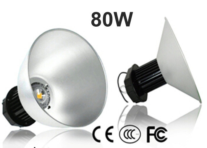 Industrial 80W LED High Bay Light For Hypermarket , Museum , Library 110-120LM/W