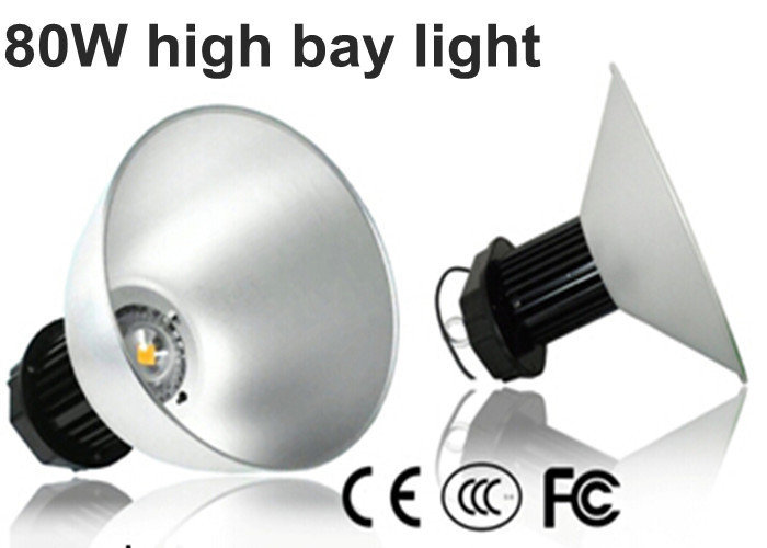 Waterproof  Supermarket , Industrial LED High Bay Lighting 80W  50Hz - 60Hz