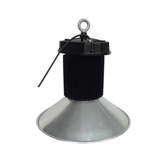 White 5500K 250 W Industrial LED High Bay Lighting Fixture With Optical Lens