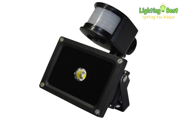 Infrared PIR High Power Led Flood Light Outdoor 10W FloodLight With Motion Sensor