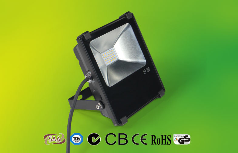 10 Watt Waterproof Led Flood Lights 120° Beam Angle EMC3030 LED Chip