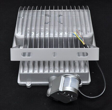 AL+glass,AC85-265V,IP65 wateproof,6000-6500K,cold white&amp;warm white, 70W PIR led flood light lamp