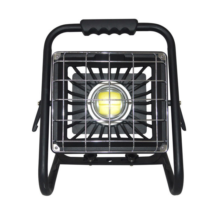 Waterproof IP65 Portable Rechargeable LED Flood Light 50w Black Silver Green Yellow Color