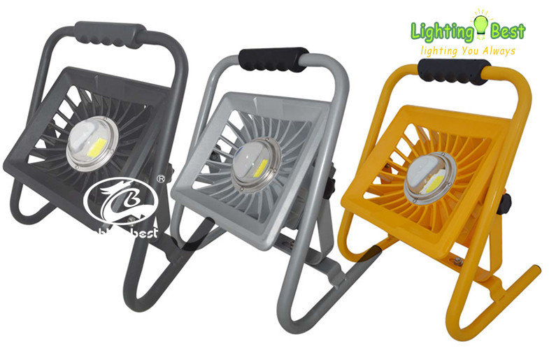Portable Rechargeable Outdoor 50 Watt LED Flood Light Dimmable