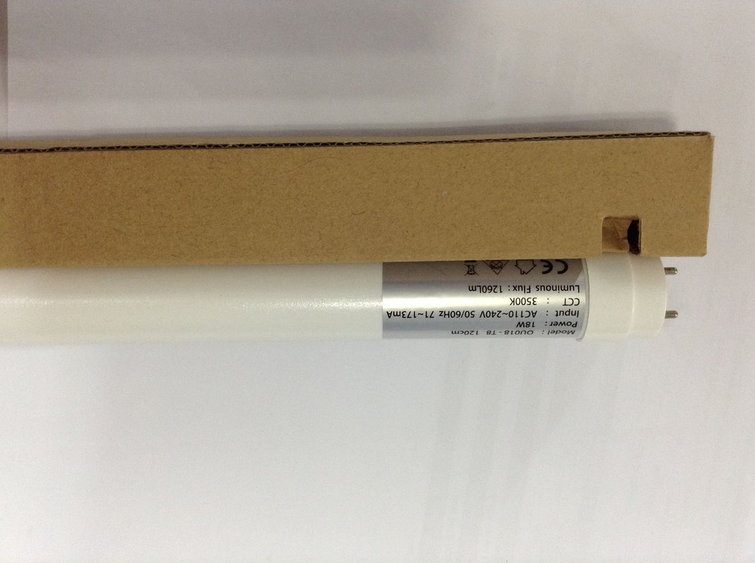 Waterproof IP20 14w 4ft T8 Led Tube Light  , Home 600mm LED Tubes 50HZ