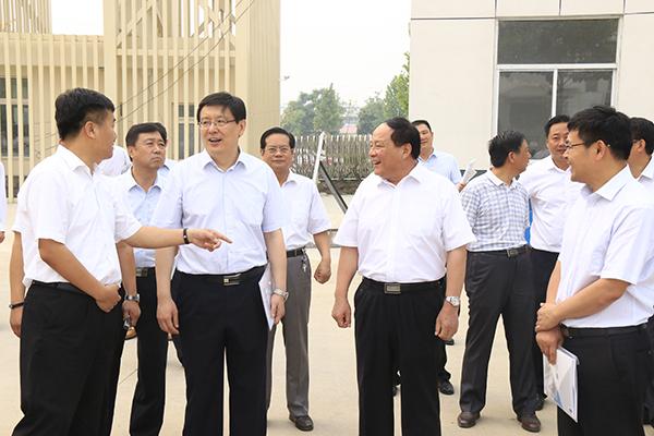 Warmly Welcome Vice Mayor of Jining City Bai Shan Inspection Guide Line to Shandong China Coal Group