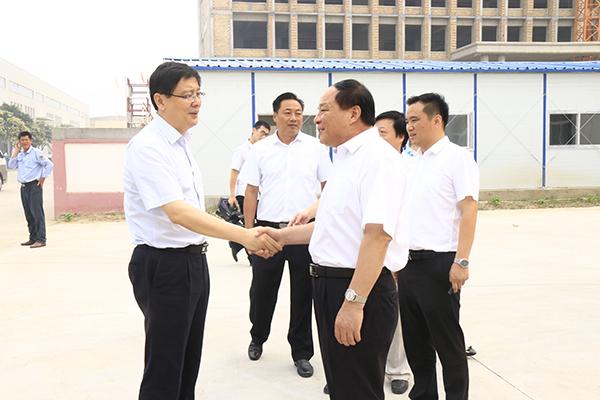 Warmly Welcome Vice Mayor of Jining City Bai Shan Inspection Guide Line to Shandong China Coal Group