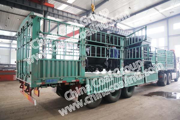 Bucket Tipping Mine Carts of China Coal Group Exported to Russia