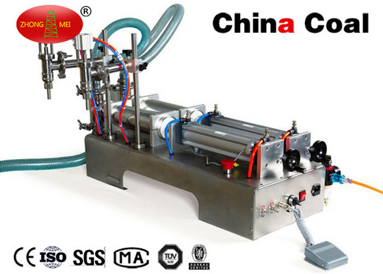 Best Piston Volume Adjust Semi-Automatic Two Nozzle Piston Pneumatic laundry washing Liquid filling machine for sale