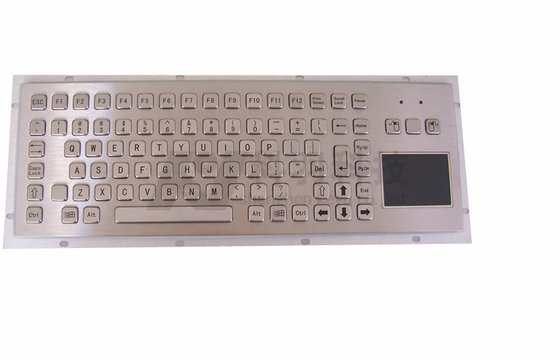 89 Keys Outdoor Stainless Steel Keyboard With Touch Pad , Full Function Keys